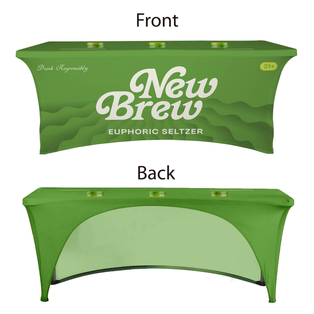 Custom Stretch Table Covers with Logo