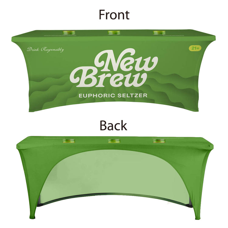 Custom Stretch Table Covers with Logo