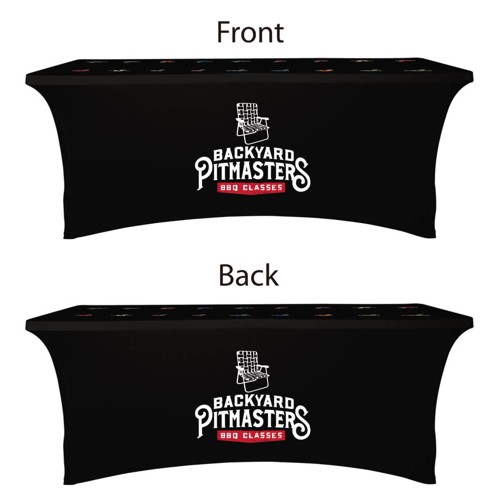 Custom Stretch Table Covers with Logo
