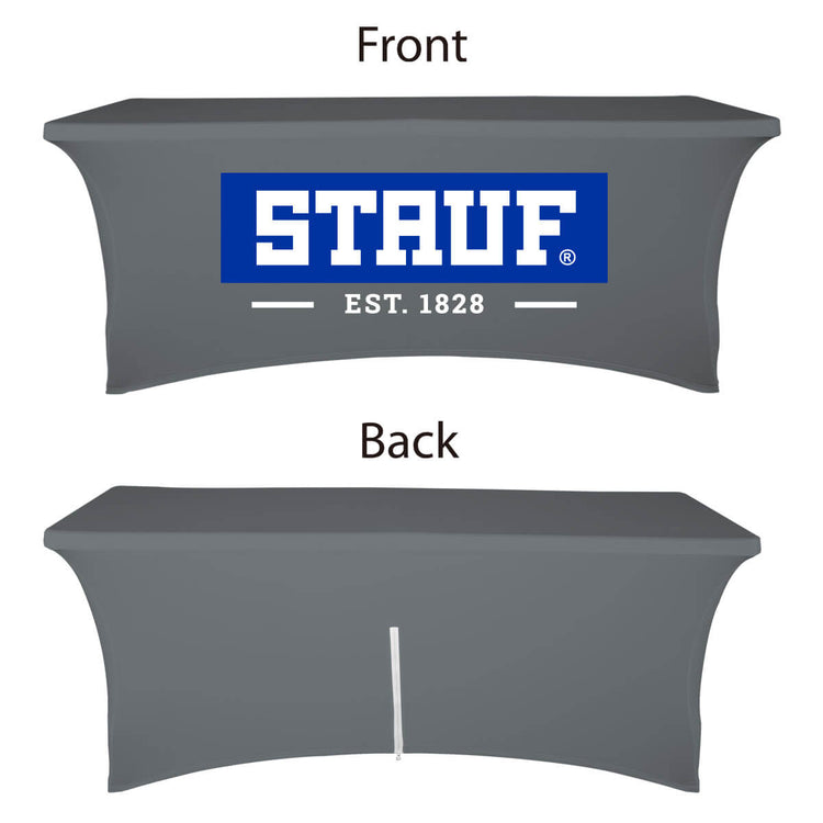 Custom Stretch Table Covers with Logo
