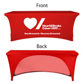Custom Stretch Table Covers with Logo